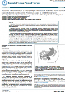 QMISG - Normal Subjects Based on Abnormal Anorectal Angle in MR ...